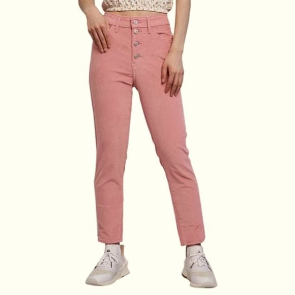 Levi's | Jeans | Levis 72 Corduroy High Rise Button Front Skinny Womens ...